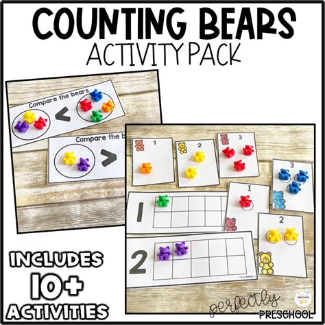 Counting Bears Activity Mats Classful