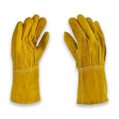 Guantes De Carnaza Largos Brain Store