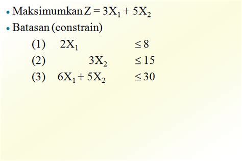 Contoh Linear Programming