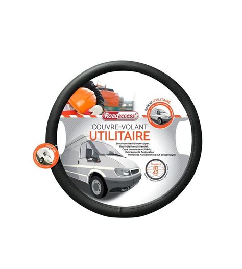 Couvre volant véhicule utilitaire Diamètre 41 42cm Noir