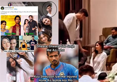 Shreyas Iyer Bunking Whole Ipl Just To Spend Time With Dhanashree