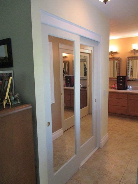 27 2 Panel 2 Track Wood Frame Bypass Closet Doors Ideas In 2021