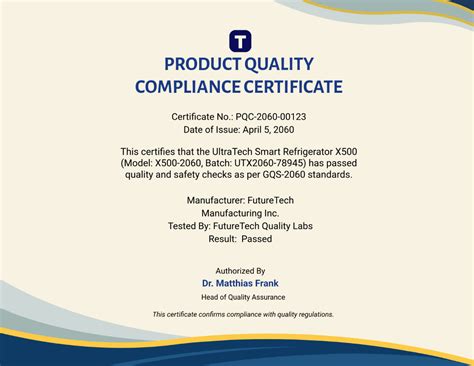 Free Electrical Certificate Of Compliance Template To Edit Online