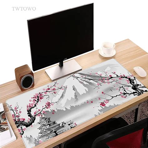 TwTOwO Sakura Japanese Cherry Blossom Gaming Mouse Pad TECHTRONICS SHOP