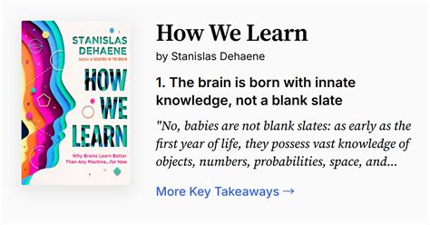 How We Learn By Stanislas Dehaene 摘要 Quotes Faq Audio