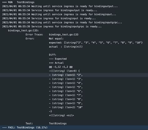 E E Test Binding Failures Issue Dapr Dapr Github