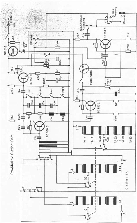 Pdf Hohner Clavinet Pianet Duo Schematic Dokumentips