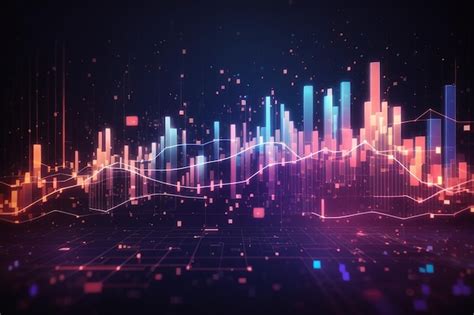 Premium Photo Big Data Analysis Technology Glowing Background Design