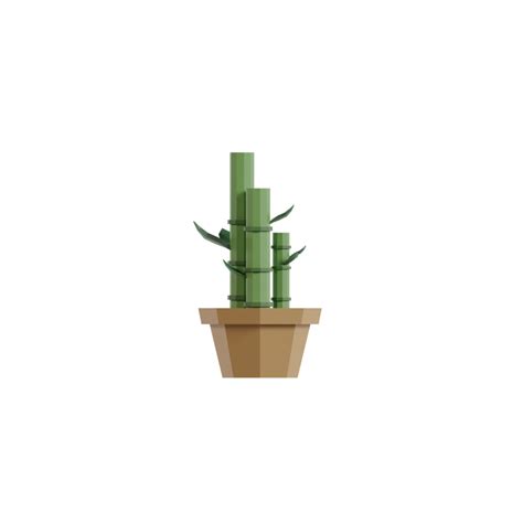 3d Isolated Plants In Pots 11190993 Png