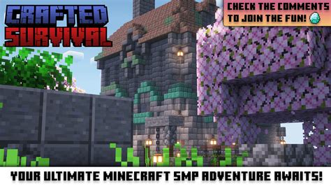 🎮 Crafted Survival Smp Java And Bedrock Crossplay 🎲 One Player Sleep 🌙