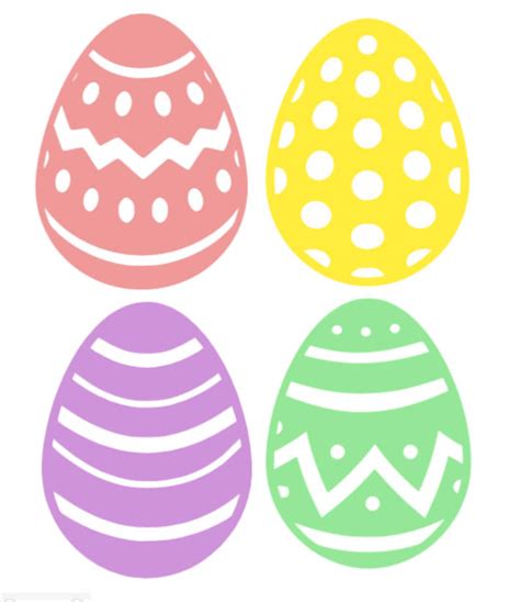 Easter Egg Cut Outs Paper Easter Eggs Cut Outs Easter Decor Easter