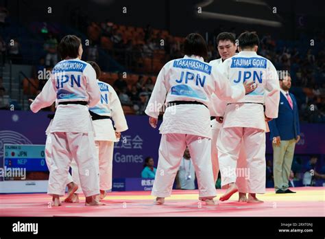 Groupe Déquipes Du Japon Jpn 27 Septembre 2023 Judo équipes