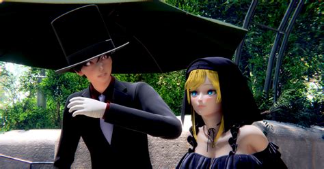 死神坊ちゃんと黒メイド 坊ちゃんとアリスっぽく作成キャラ配布。（死神坊ちゃんと黒メイド） かずgtのイラスト Pixiv