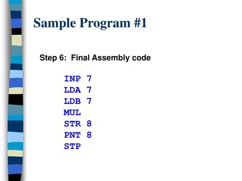 PPT Assembly Language Programming CS208 PowerPoint Presentation Free