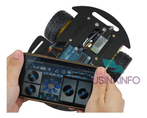 Carrinho Arduino Controlado Por Smartphone Pronto Para Uso R 320