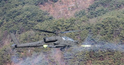 [포토]육군 아파치 사격훈련