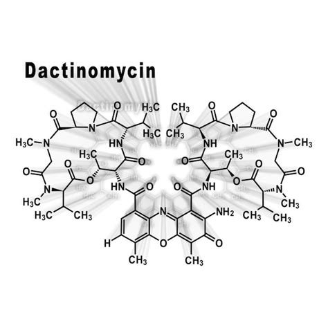 Médicament De Chimiothérapie Anticancéreuse Dactinomycine Formule