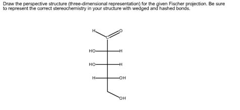 Solved Draw The Perspective Structure Three Dimensional