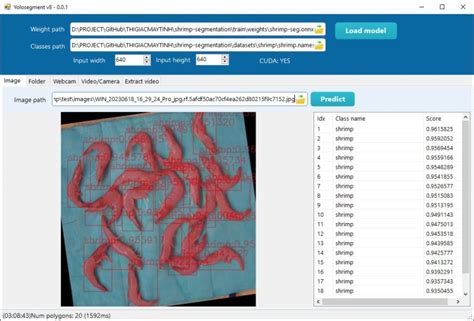 hướng dẫn train custom model instance segmentation hình ảnh tôm bằng