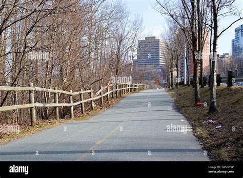The Barrington Greenway A Paved Multi Use Cycling Path In Halifax Nova Scotia Canada Part Of