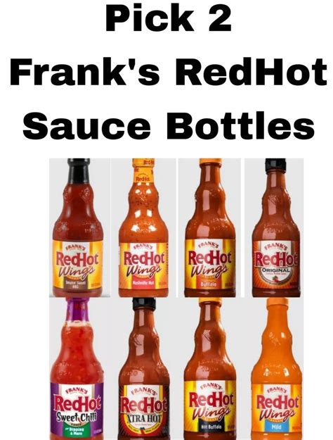 Franks Red Hot Wing Sauce Deals