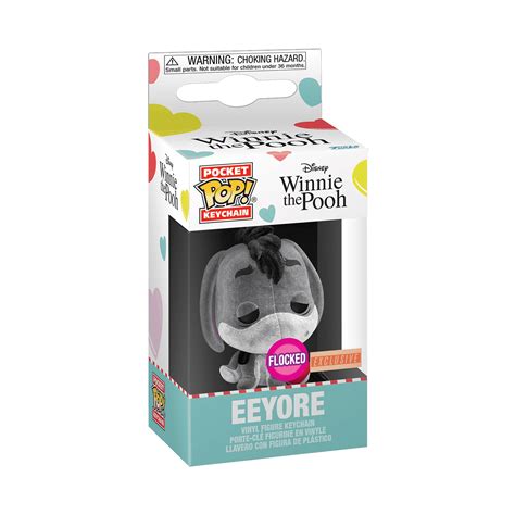 Buy Pop Keychain Eeyore Flocked At Funko