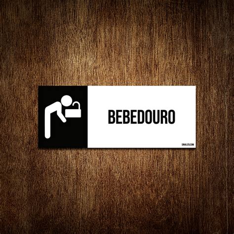 Placa Sinalização Setor Ícone Bebedourosinalizo Placas De Sinalização