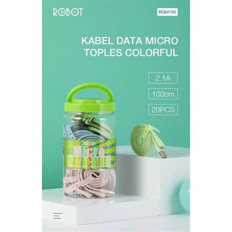Jual Kabel Data Robot RGM RGL RGC 2 1A 100cm 1 Pcs Shopee Indonesia