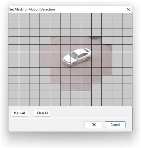 Logiciel de détection de mouvement de webcam