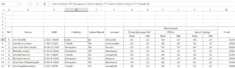 Angelia Caroline Soal Latihan Ms Excel 1