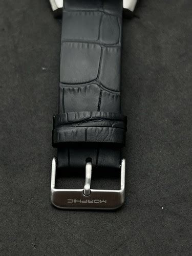 New Morphic Mens 44mm Quartz Watch Day Date Small Second Steel Case