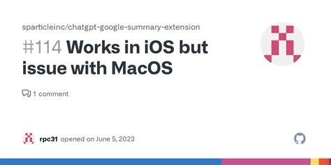 Works In Ios But Issue With Macos · Issue 114 · Sparticleincchatgpt