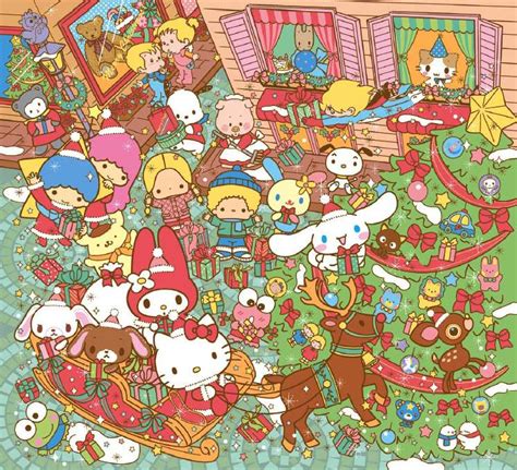 Helllo Kitty Holidays Online Puzzle