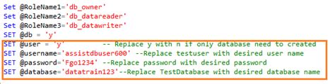 Creating Database Manually Using Scripts Sql Server