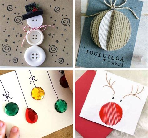 Ideas Para Hacer Una Tarjeta De Navidad Original Varias Tarjetas