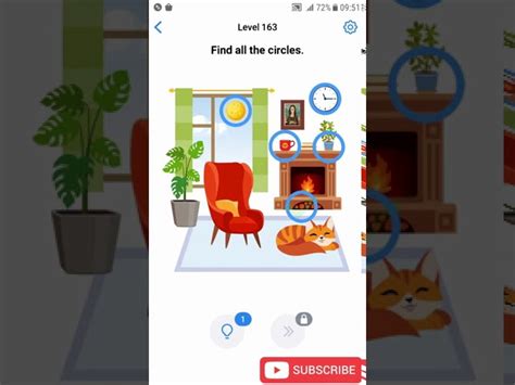 Easy Game Brain Test Level 163 Find All Circles Walkthrough • Game