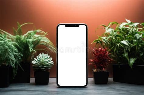 Blank Canvas White Screen Smartphone For Captivating Design
