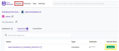 Discovering An S3 Asset Through The OpenMetadata UI Fybrik