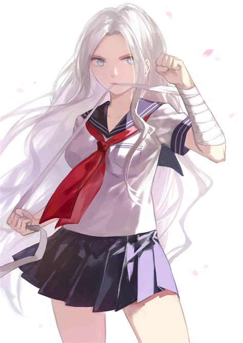 Ogami Sakura Danganronpa And More Drawn By Cotta Danbooru