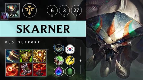 Skarner Support Vs Poppy Kr Challenger Patch Youtube