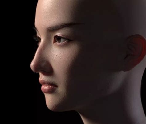 超精细写实的3d人物模型，这可不是照片！ 哔哩哔哩