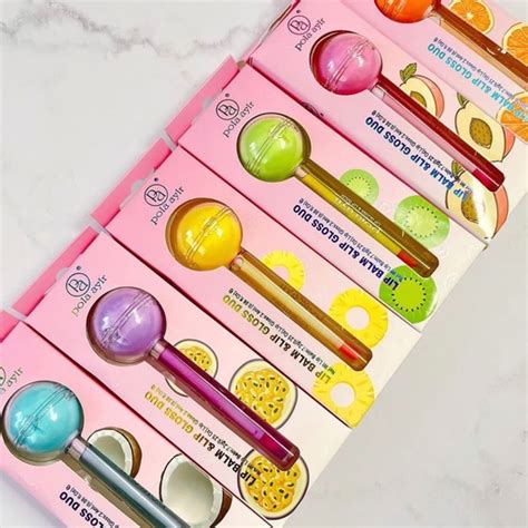 خرید و قیمت بالم لب و لیپ گلاس مدل آبنباتی دو طرفه از غرفه تخفیف کالای سالار