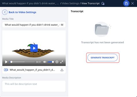 A Insert Transcript For Video Audio