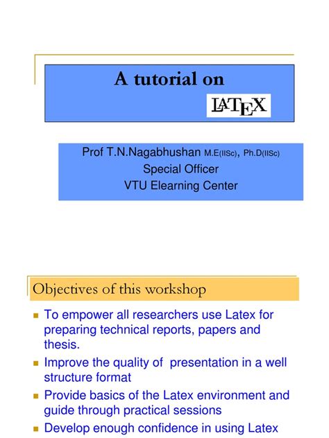Latex Vtu Ws Pdf