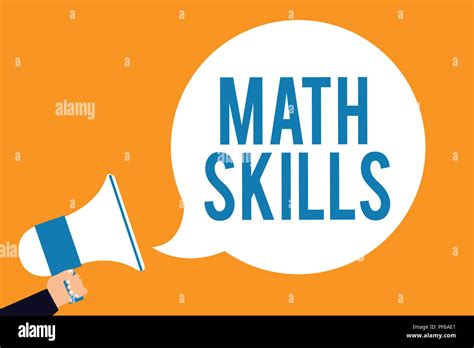 Word Writing Text Math Skills Business Concept For Starting To Learn How To Count Numbers Add