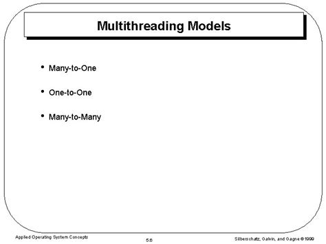 Module 5 Threads Benefits User And Kernel Threads