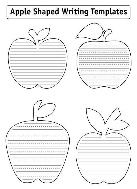 Apple Template 10 Free Pdf Printables Printablee