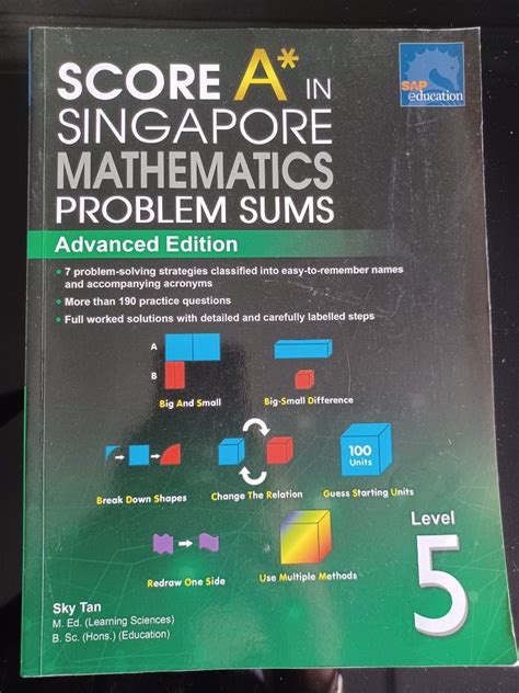 Score A In Problem Sums Pri 5 Advanced Edition Hobbies And Toys