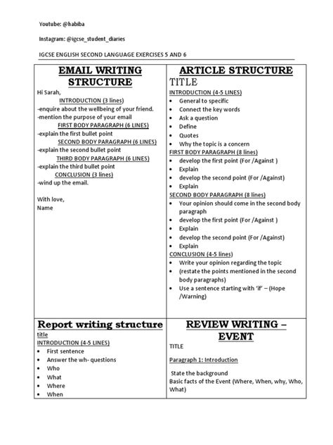 igcse english second language exercises 5 and 6 pdf linguistics cognitive science