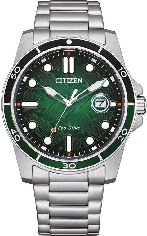 Citizen Men Analogue Eco Drive Watch With Stainless Steel Strap AW1811
